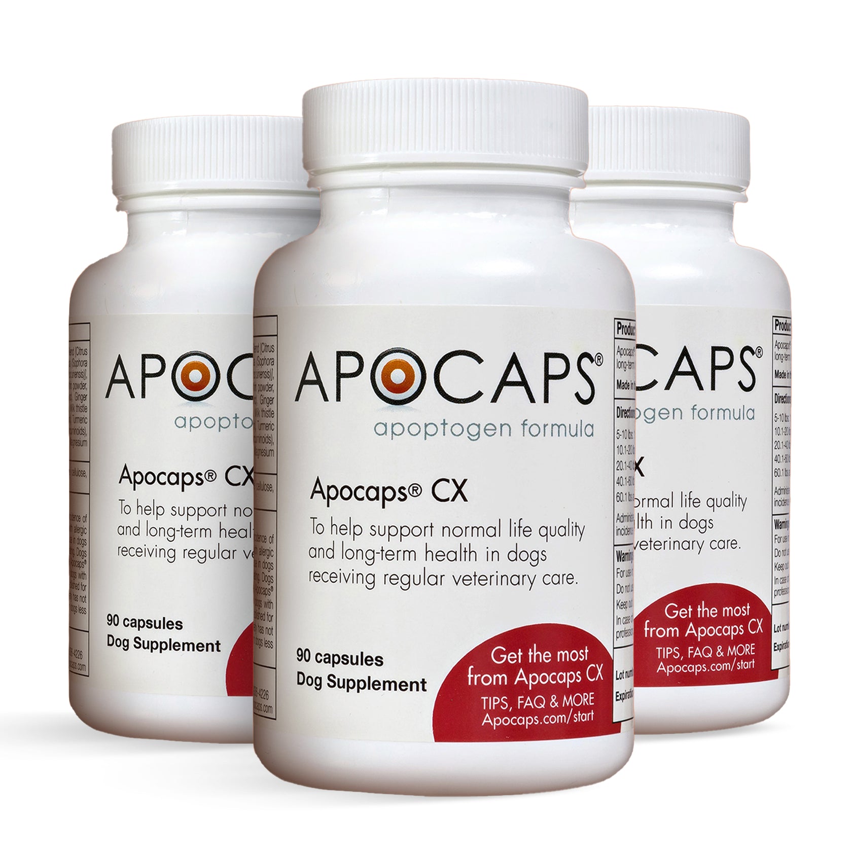 Apocaps CX Apoptogen Formula for Dogs (90 capsules) – Functional Nutriments